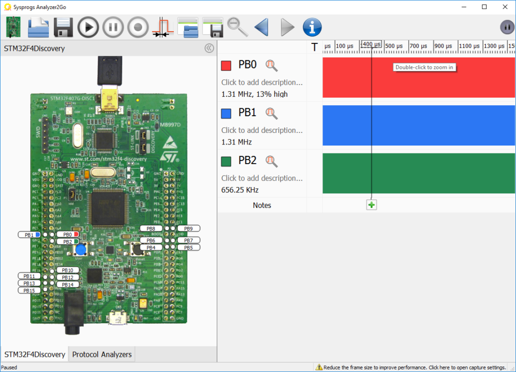 Capturing Basic Signals With Analyzer2go Sysprogs Tutorials