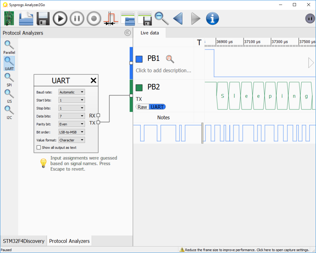 Decoding Uart Output Sysprogs Tutorials