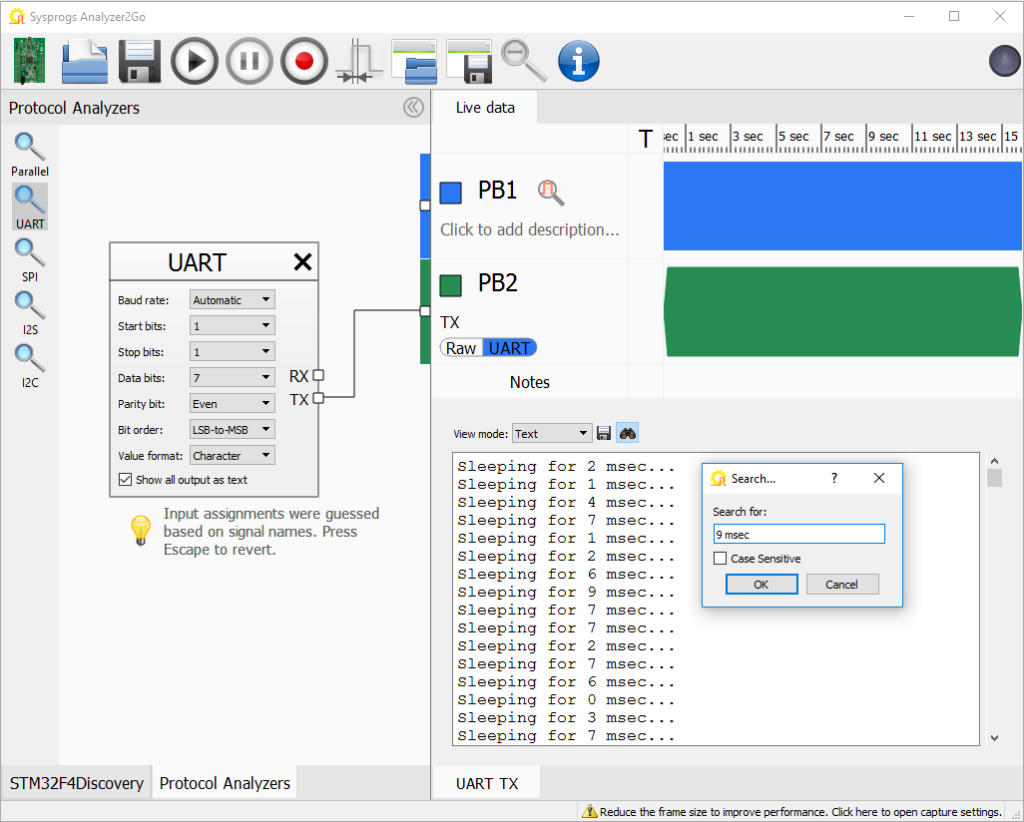 Decoding Uart Output Sysprogs Tutorials