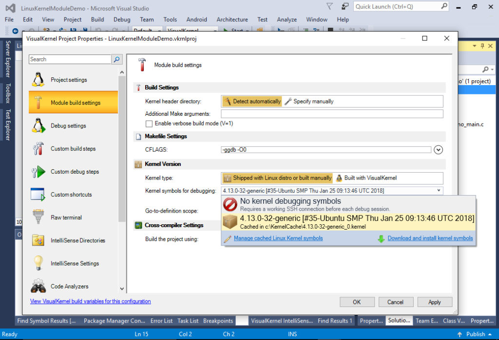 Creating a basic Linux Kernel Module with Visual Studio – Sysprogs ...