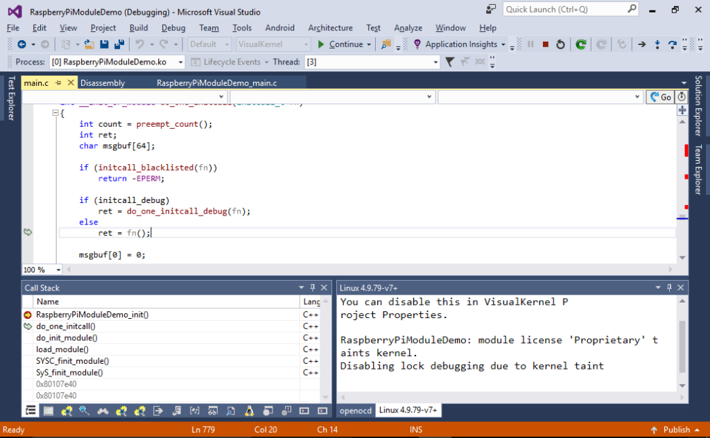 Debugging Raspberry Pi Kernel Module With Visualkernel Sysprogs Tutorials
