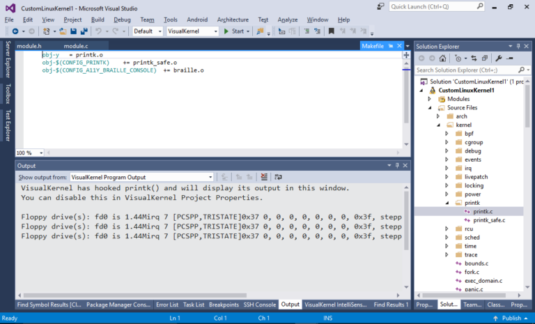 Building and modifying Linux Kernel with Visual Studio – Sysprogs Tutorials