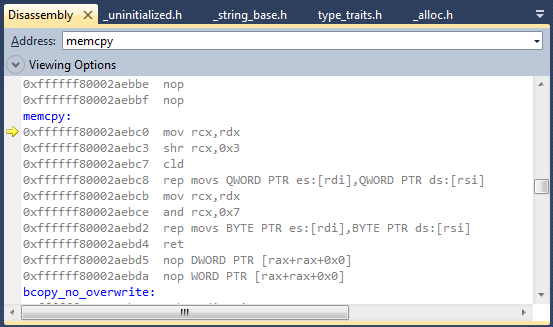 Beware A Bug In Memcpy In Macos 107 Kernel Sysprogs