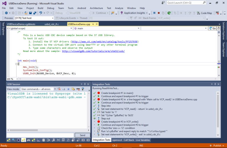 Introducing Embedded Integration Tests Sysprogs